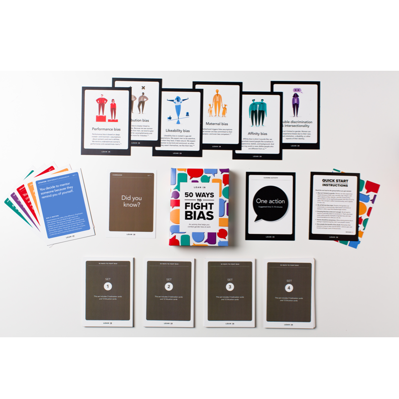 50 Ways to Fight Bias cards – LeanIn.Org