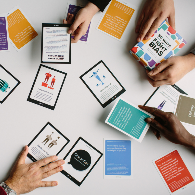 50 Ways to Fight Bias cards – LeanIn.Org